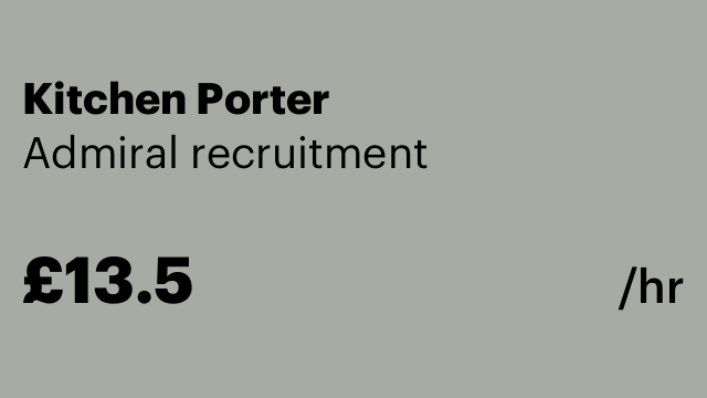 108 Best Kitchen Porter Jobs in London (May 2024) | JOB TODAY