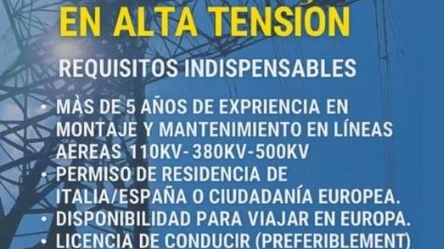 LINIEROS EXPERTOS EN ALTA TENSIÓN, ATS Impianti SL, València ...