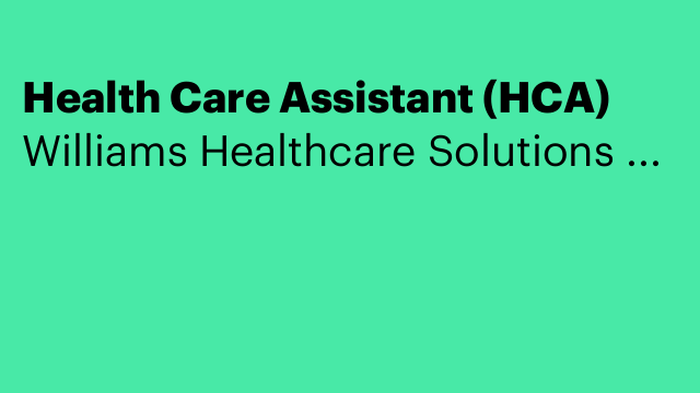 33 Best health care assistant hca Jobs in United Kingdom (February 2024 ...
