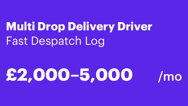 223 Best multi drop van driver Jobs in United Kingdom (December 2023 ...